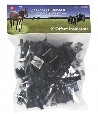 ElectroBraid 2” (5cm) offset insulators (pack 25) - Electric Fencing ...